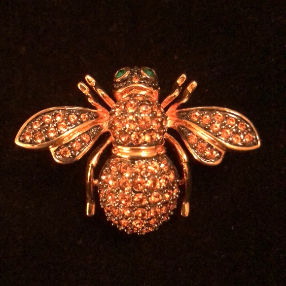 Joan Rivers | Jewelry | Joan Rivers 2st Century Simulated Topaz Bee Pin ...